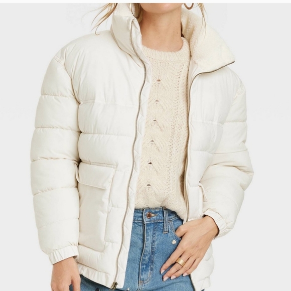 Universal Thread | Jackets & Coats | Nwt Universal Thread Ivory Sherpa ...